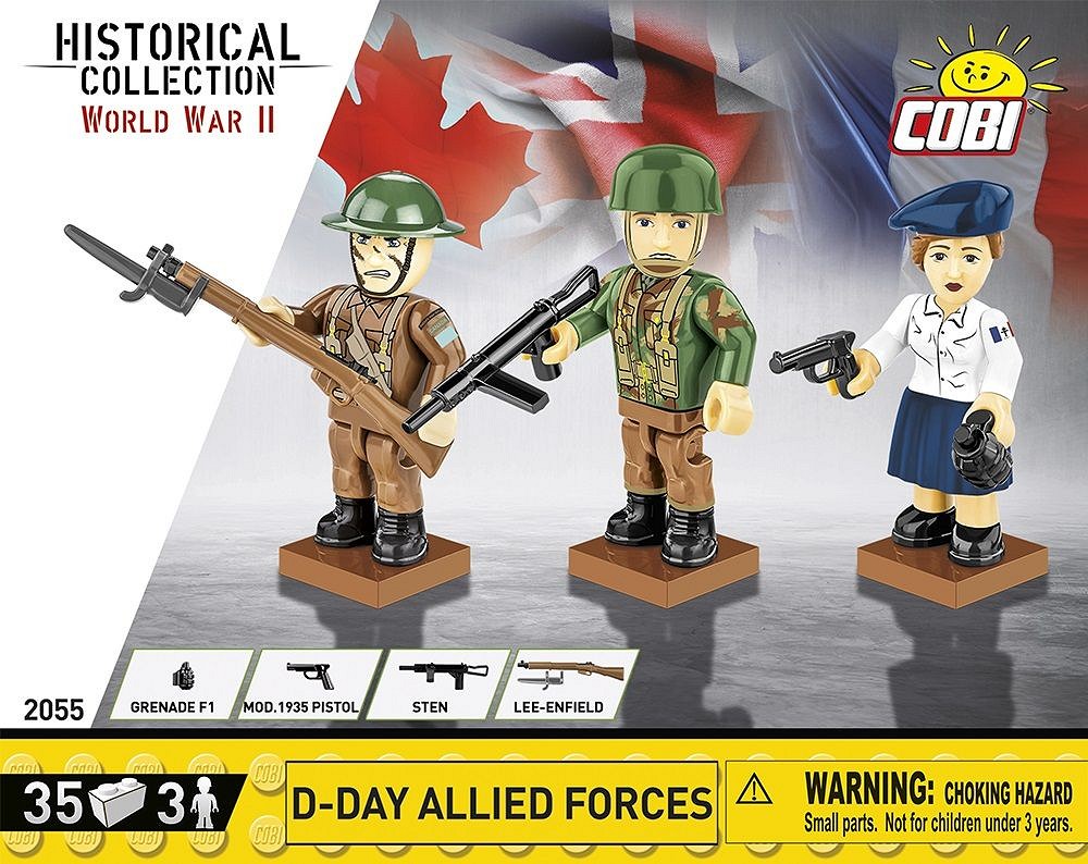 D-Day Allied Forces / Figurki żołnierzy / Militaria w sklepie cobi.pl